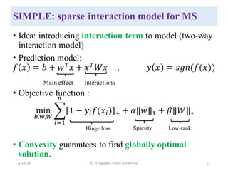 Advanced machine learning for metabolite identification | PPT
