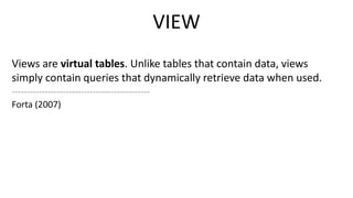 T02-Join & View | PPTX