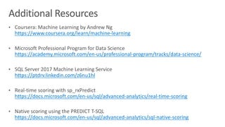 Einstieg in Machine Learning für Datenbankentwickler | PPT