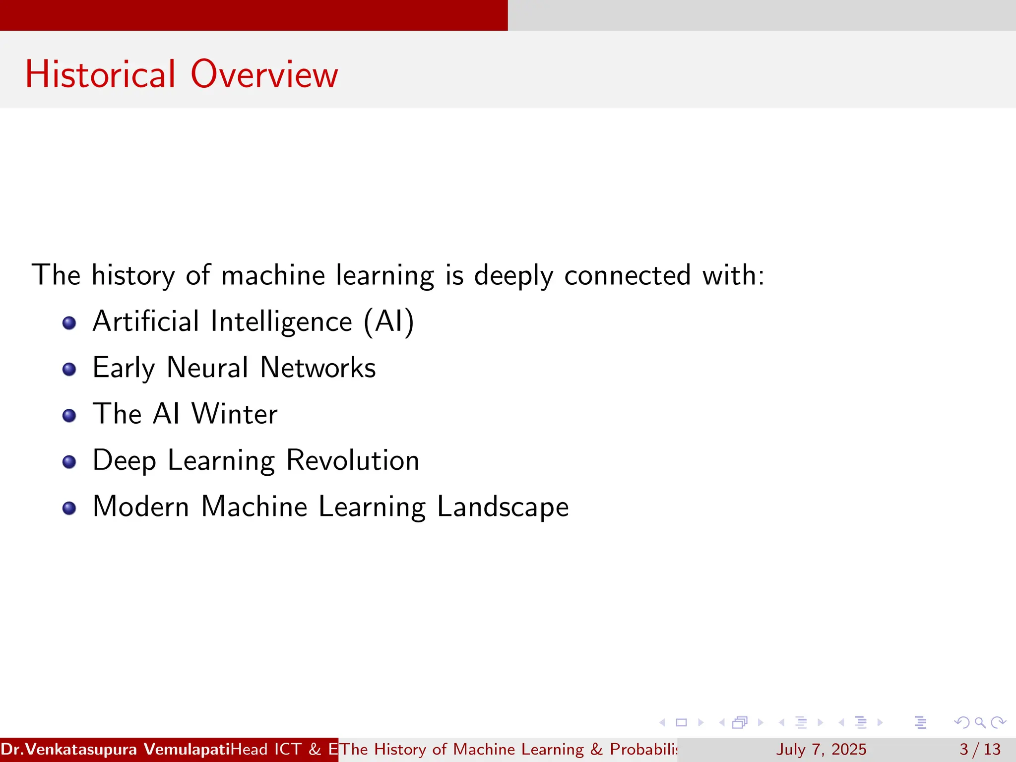 Machine Learning History & Prbabilistic modelling | PDF
