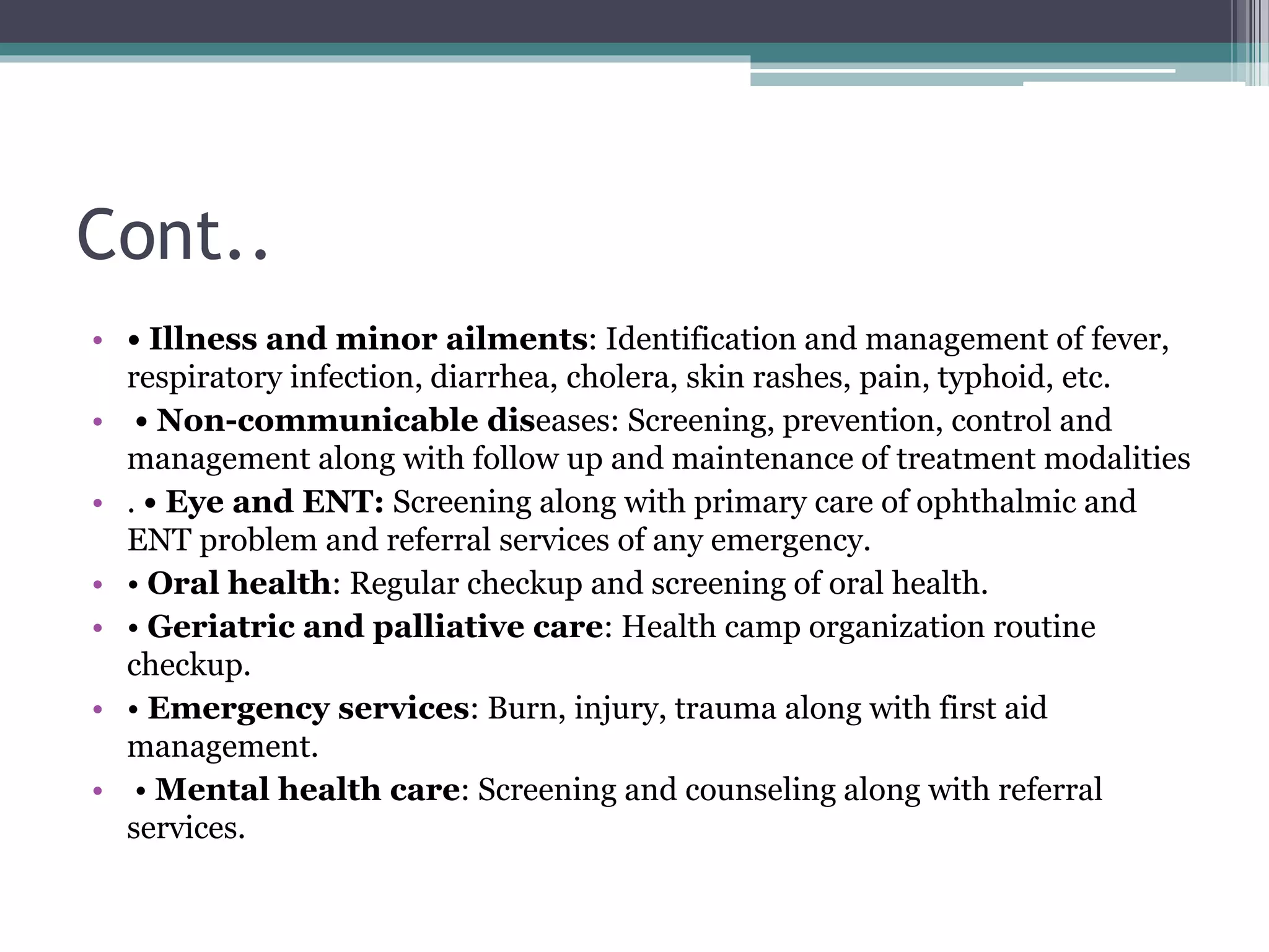 Roles and responsibilities of MIDDLE LEVEL HEALTHCARE PROVIDER | PPTX