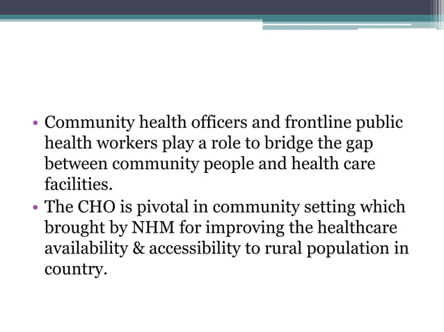 Roles and responsibilities of MIDDLE LEVEL HEALTHCARE PROVIDER | PPTX