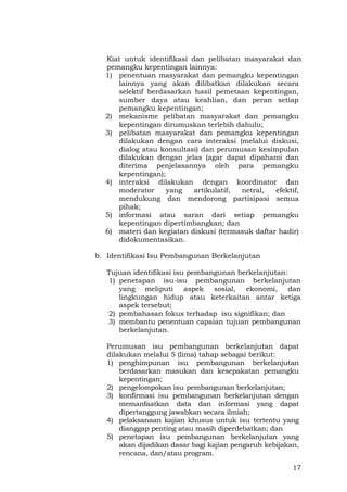 Pedoman Umum Kajian Lingkungan Hidup Strategis | PDF