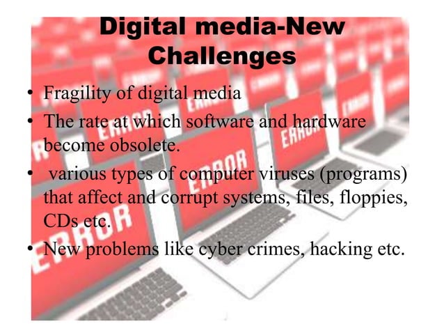Mlie101 Preservation of Digital Media | PPT