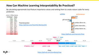 Machine Learning Interpretability - Mateusz Dymczyk - H2O AI World London 2018 | PPT