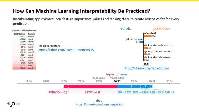 Machine Learning Interpretability - Mateusz Dymczyk - H2O AI World London 2018 | PPT