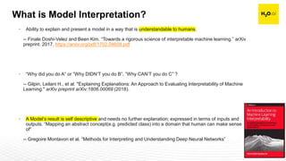 Get hands-on with Explainable AI at Machine Learning Interpretability(MLI) Gym! | PPT