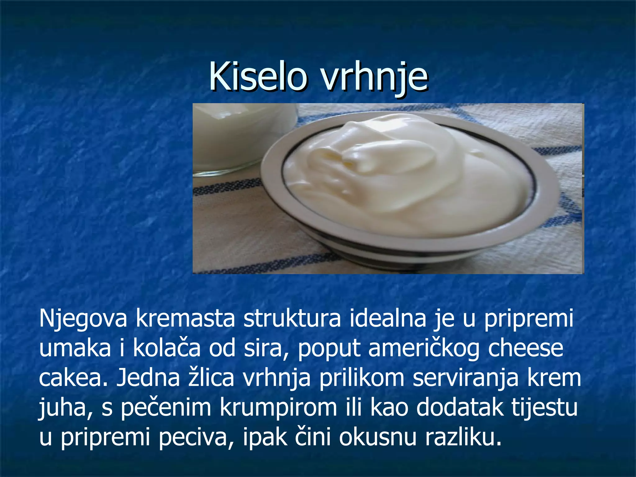 Mlijecni proizvodi - Mario Palić | PPT