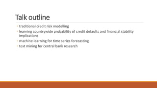 Machine Learning in Banking | PPT