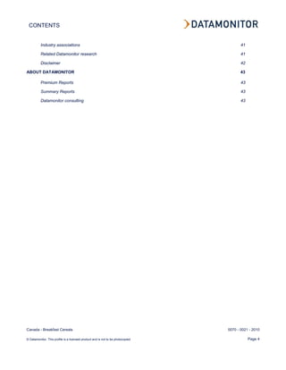 MarketLine Industry Profiles Brochure | PDF