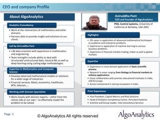 Machine Learning in ICU mortality prediction | PPTX
