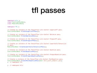 A Sneak Peek of MLIR in TensorFlow | PDF