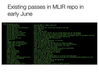 A Sneak Peek of MLIR in TensorFlow | PDF