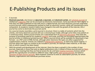 UNIT- III Electronic Information Management | PPT