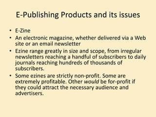 UNIT- III Electronic Information Management | PPT