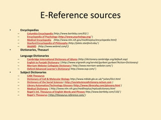 UNIT- III Electronic Information Management | PPT