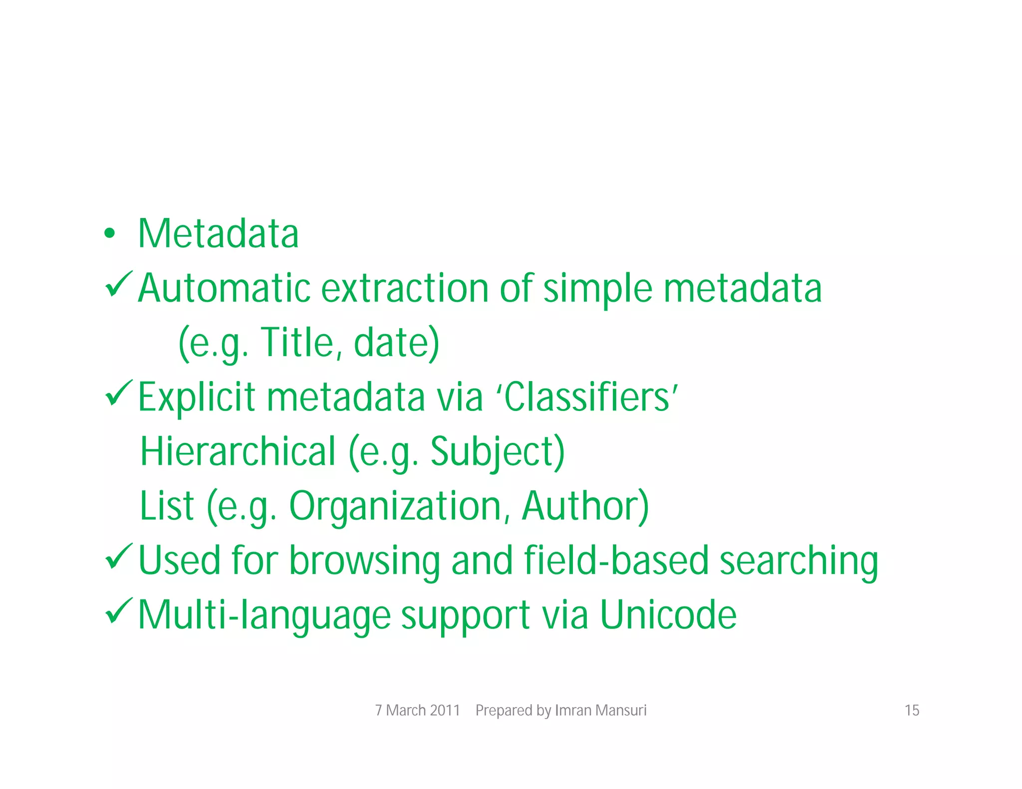 Greenstone Digital Library | PDF