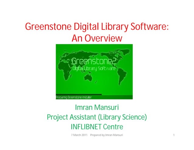 Greenstone Digital Library | PDF