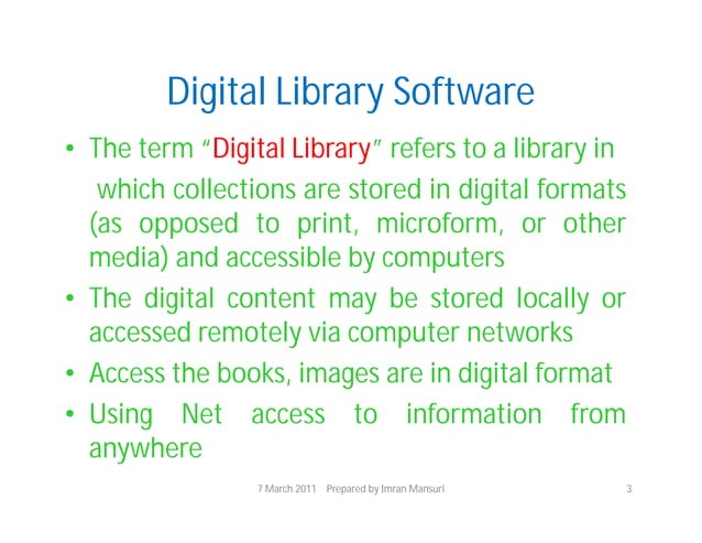 Greenstone Digital Library | PDF