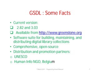 Greenstone Digital Library | PDF