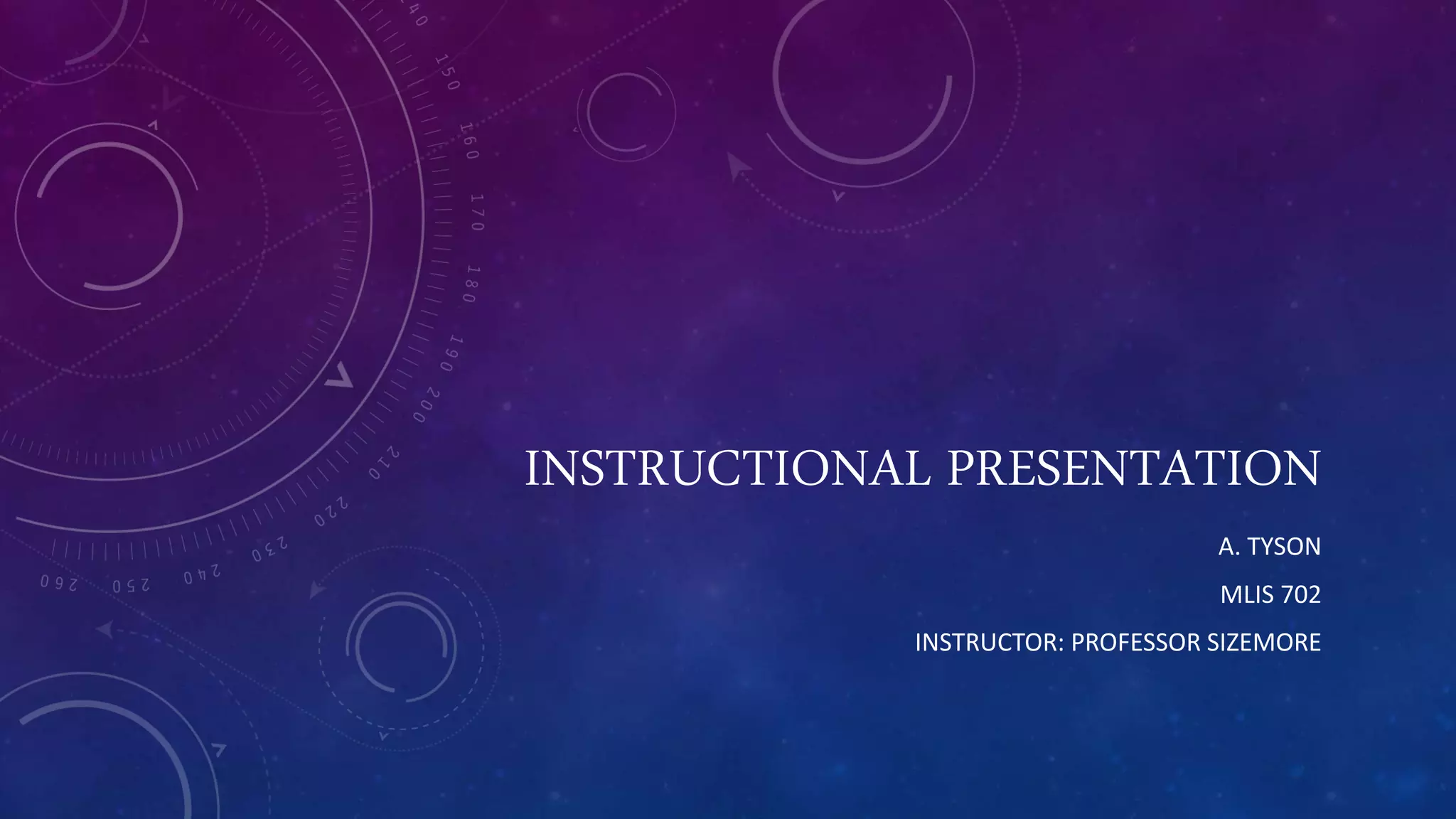 Mlis instructional presentation tyson | PPT