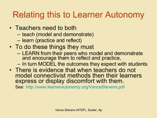 Let's start with teacher autonomy: Multiliteracies and Lifelong ...