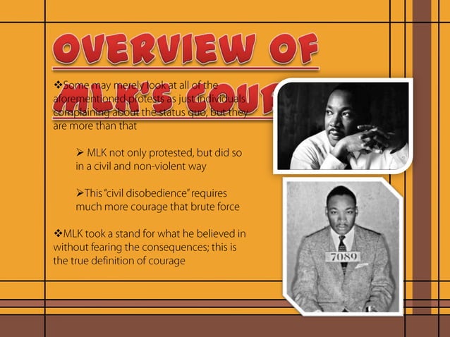 Martin Luther King - Courage for Change | PPTX