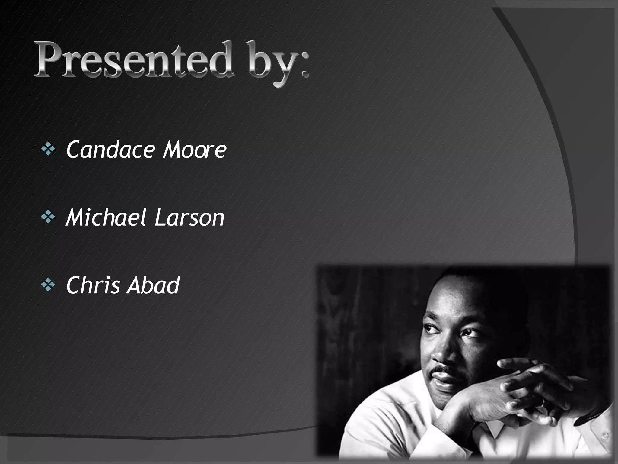 Martin Luther King Presentation | PPT