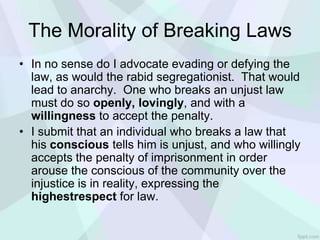 Letter From Birmingham Jail | PPTX