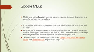 Google MLkit | PPTX