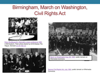 Martin Luther King Jr., Letter from Birmingham Jail | PPTX | Law