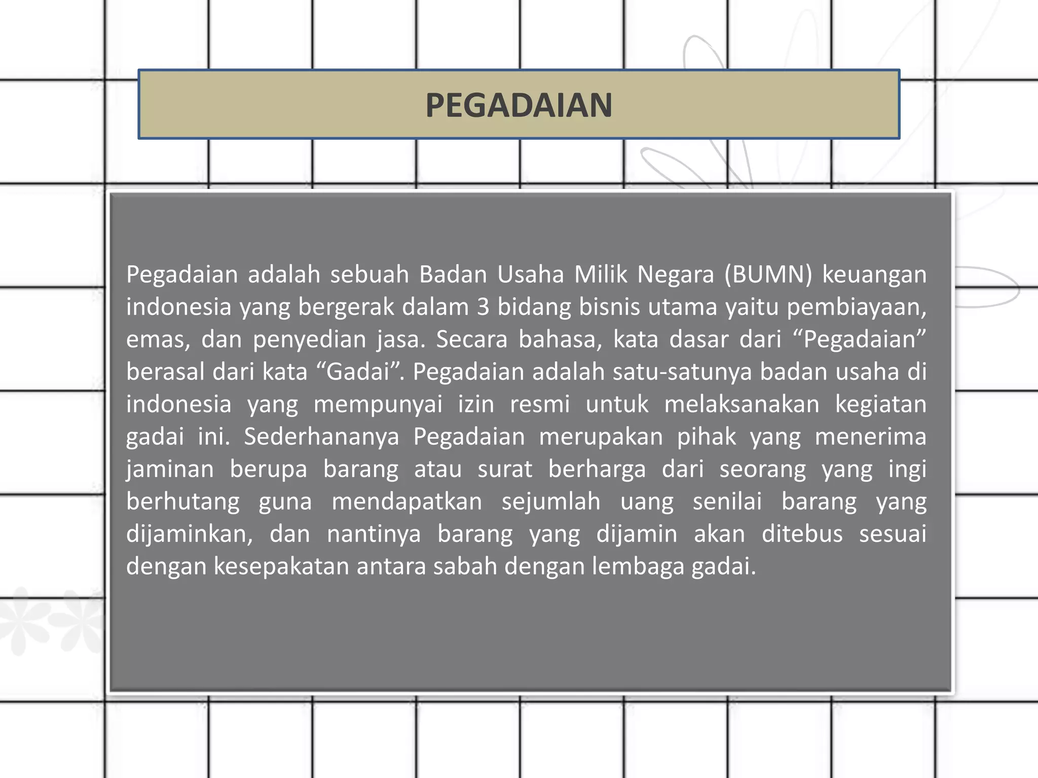(PPT) Pegadaian Syari'ah | PPTX