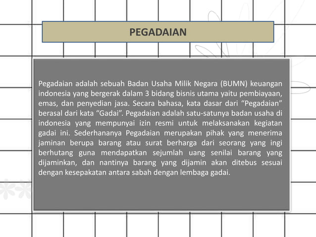 (PPT) Pegadaian Syari'ah | PPTX
