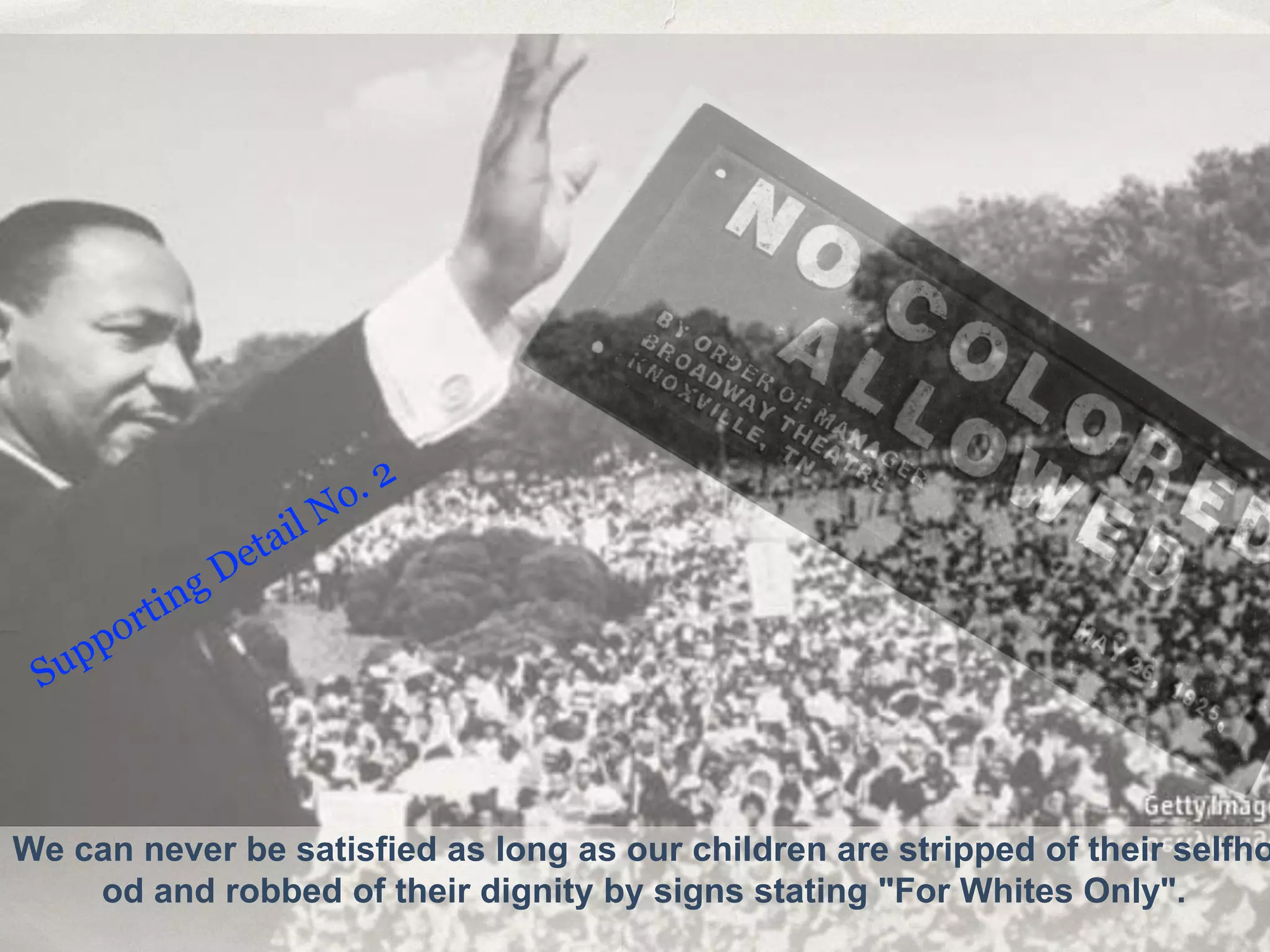 Martin Luther King Jr. Speech Visual Aid | PPTX