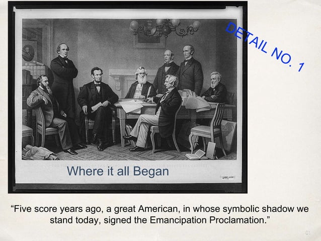 Martin Luther King Jr. Speech Visual Aid | PPTX