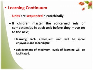 Minimum Levels of Learning | PPTX