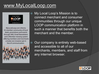 About My Local Loop: an indepth presentation | PPTX