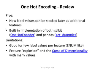 ML Label engineering and N-Hot Encoders | PPTX