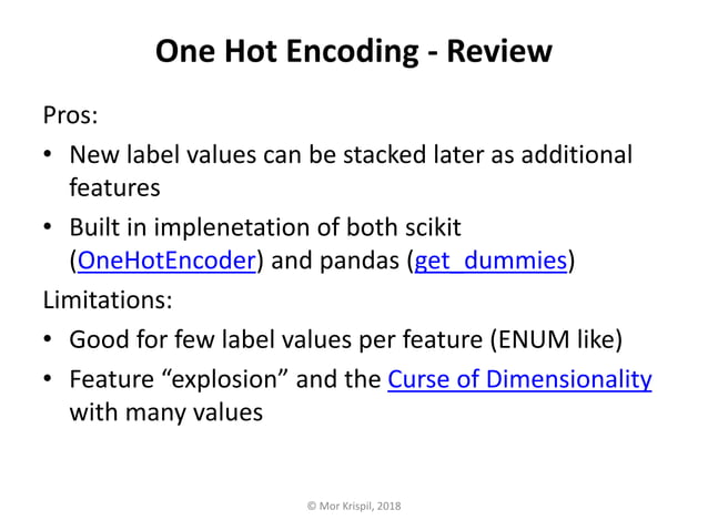 ML Label engineering and N-Hot Encoders | PPTX