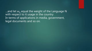 Languages of India and Indonesia as ML Learning Resources | PPT