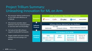Project Trillium: Arm Machine Learning Platform | PPT
