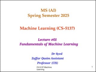 Introduction to machine learning and its application | PPT