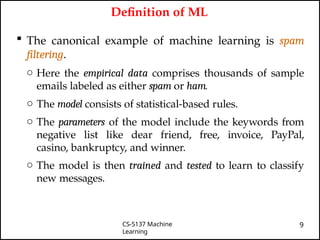 Introduction to machine learning and its application | PPT