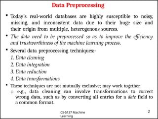 Data Preprocessing and Feature Engineering | PPT