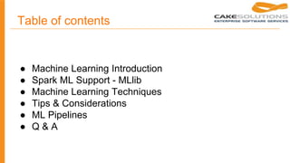 MLlib and Machine Learning on Spark | PPTX