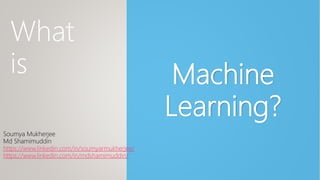 Machine learning and linear regression programming | PPT