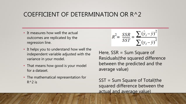 Machine learning and linear regression programming | PPT
