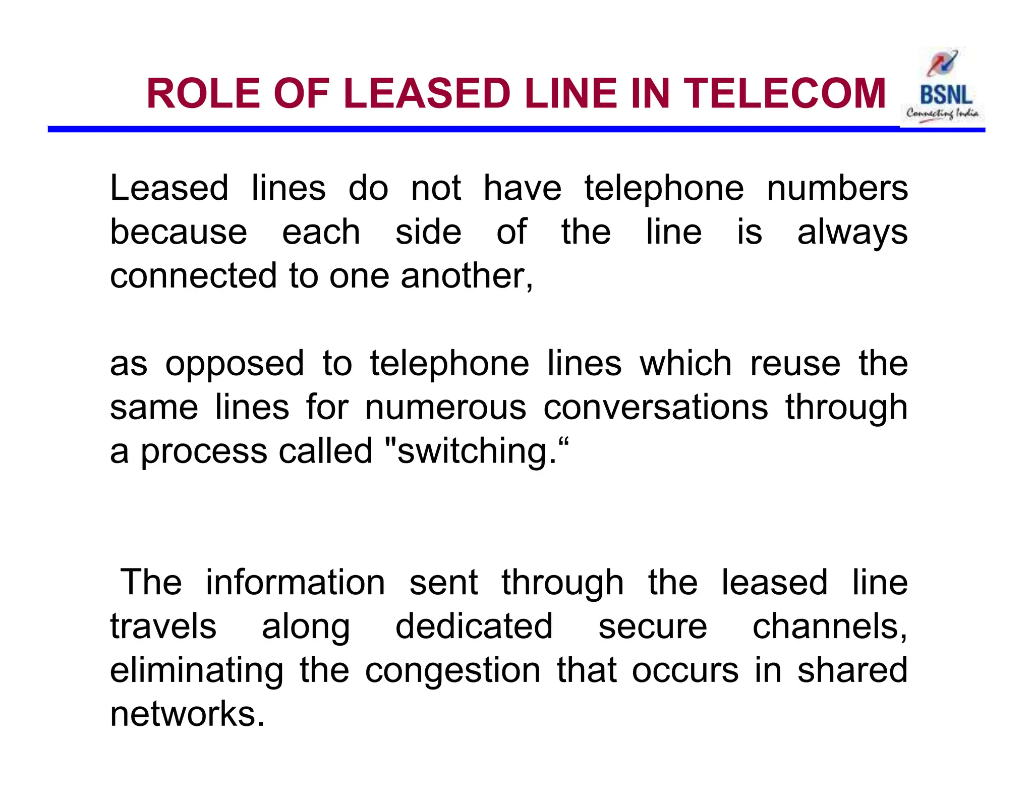 Managed leased line network (MLLN) .ppt