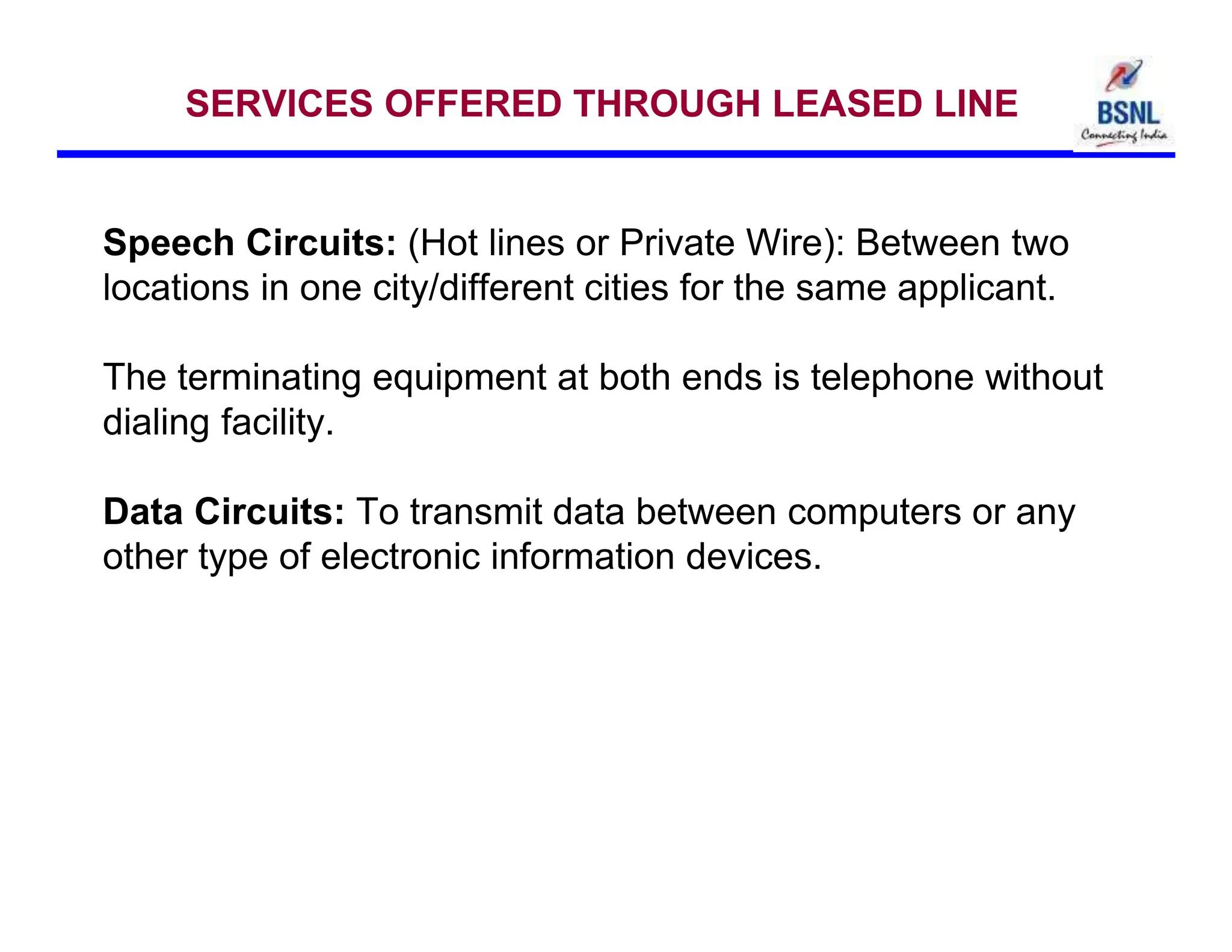 Managed leased line network (MLLN) .ppt