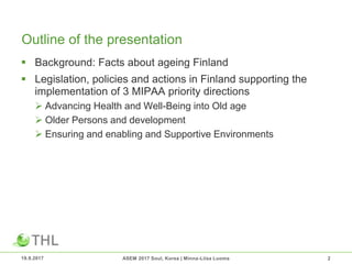 Minna-Liisa Luoma: Regional Implementation Strategy of the Madrid ...